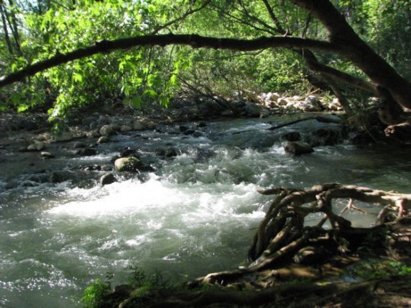 Hasbani River in Israel